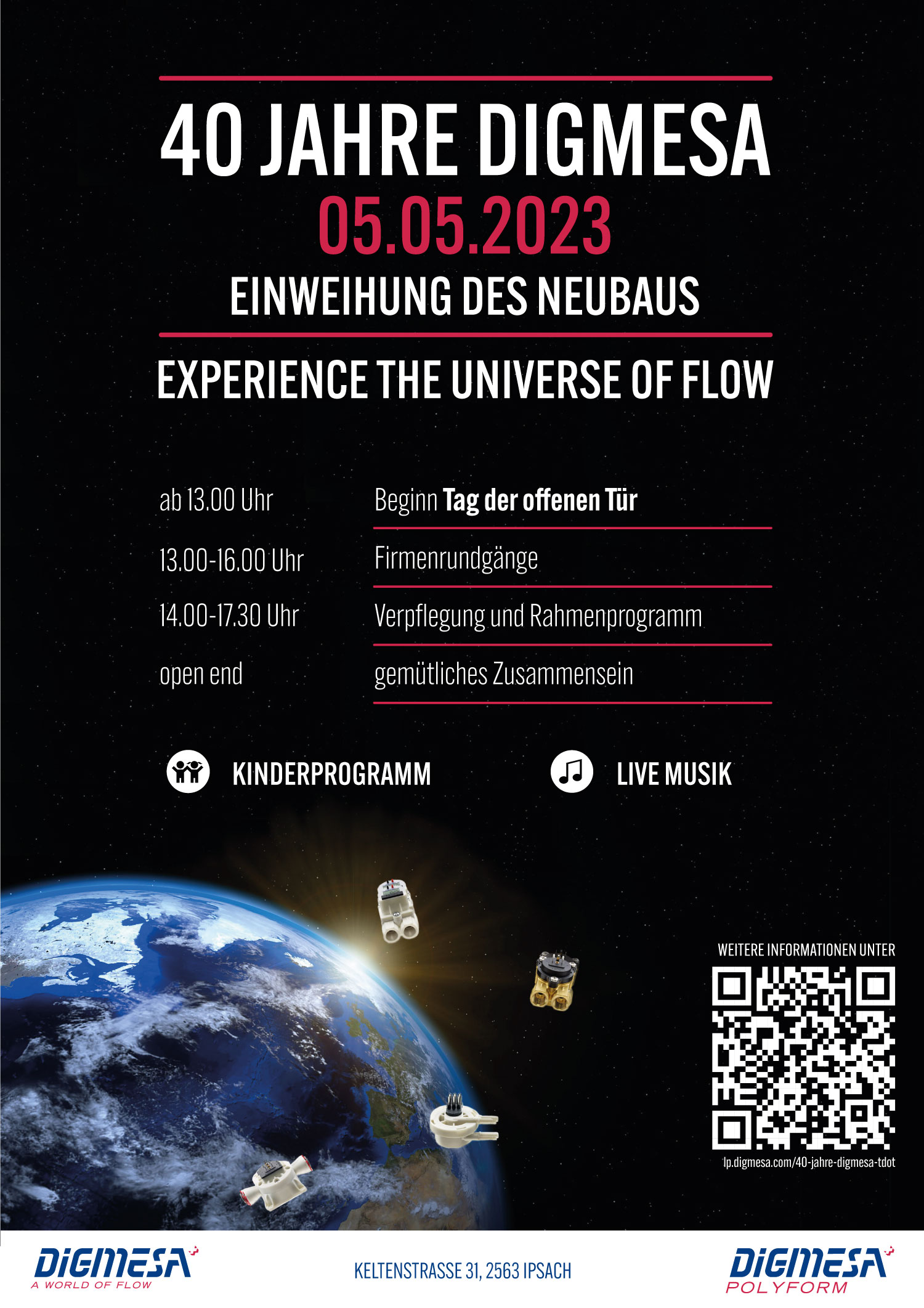 Flyer Tag der offenen Tür | jonafrutig.ch